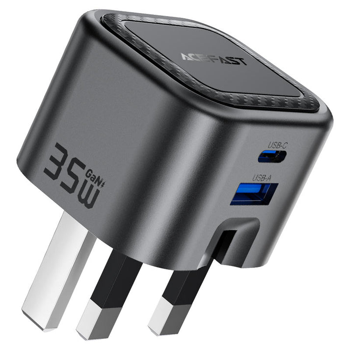 Acefast Gan Fast Dual Port Charger USB-C+USB-A Port Ports 35W - A120 B ...